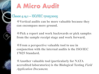 Auditing of microbiology laboratory | PPTX