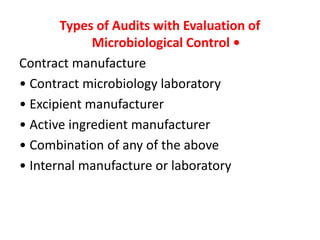 Auditing of microbiology laboratory | PPTX