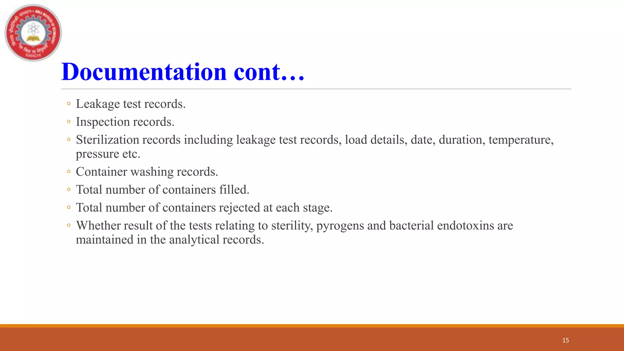Auditing of sterile poduction | PPTX