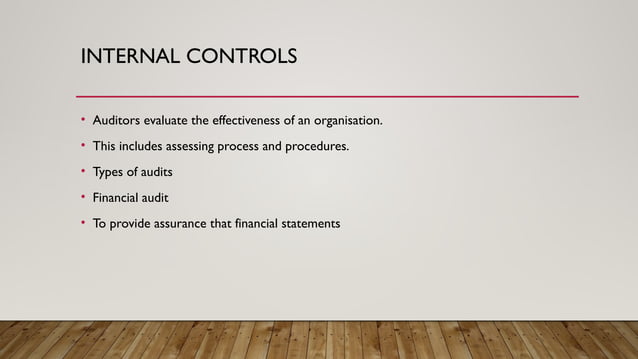 auditing ppt.pptx meaning, internal controls, internal audit | PPT