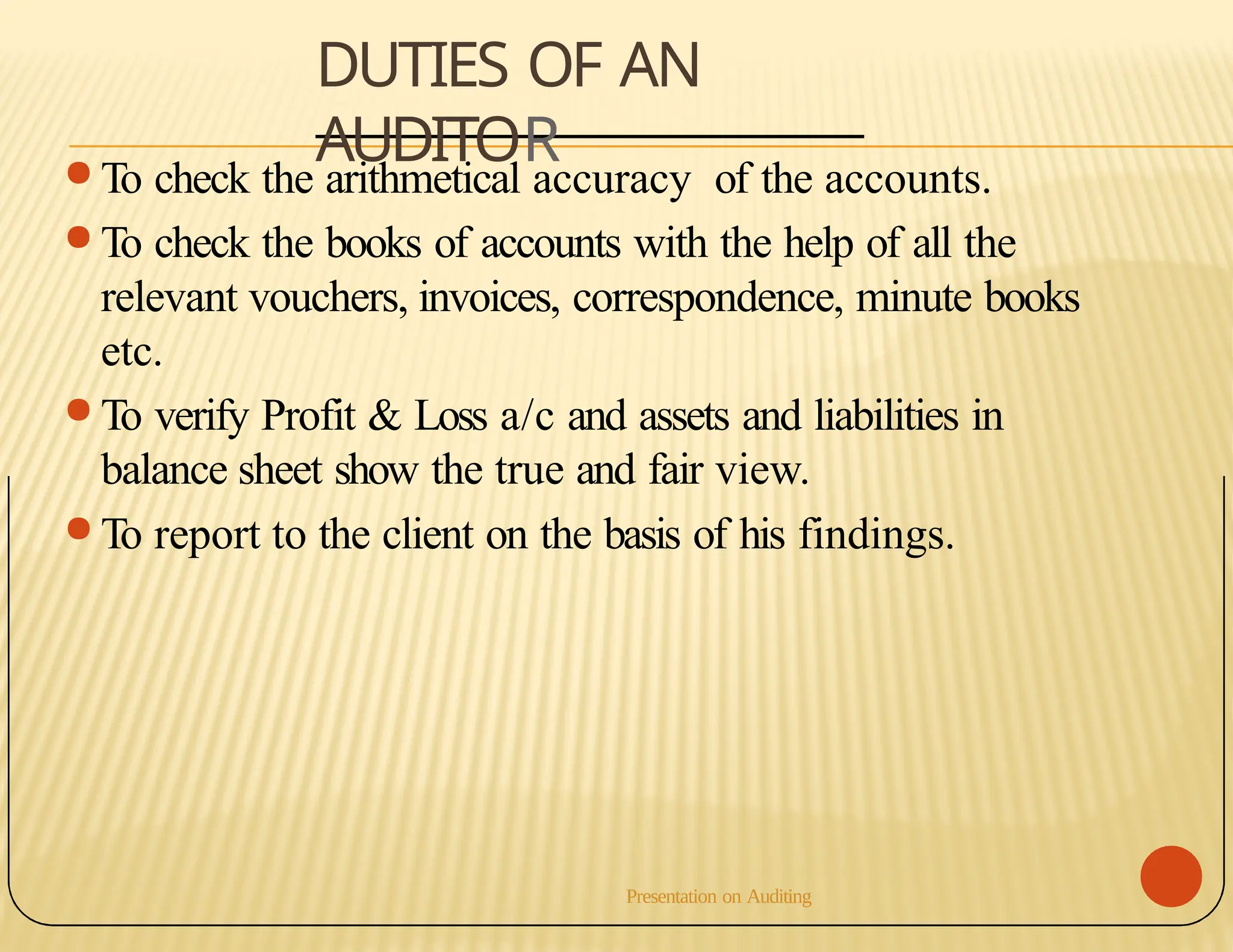 auditing introduction ppt will help to identify meaning | PPTX