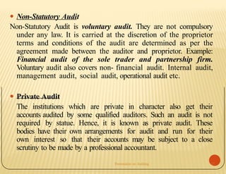 auditing introduction ppt will help to identify meaning | PPTX