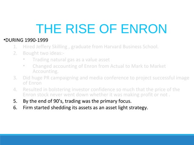 ENRON SCANDAL | PPT | Stocks and Bonds | Personal Investing
