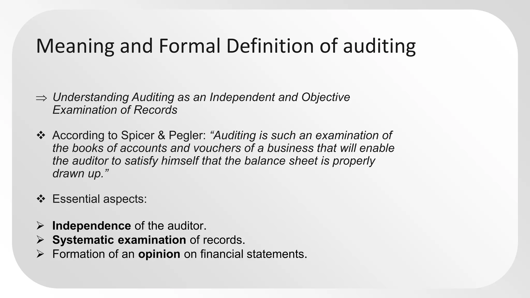 Auditing Presentation.presentation . Pdf | PDF