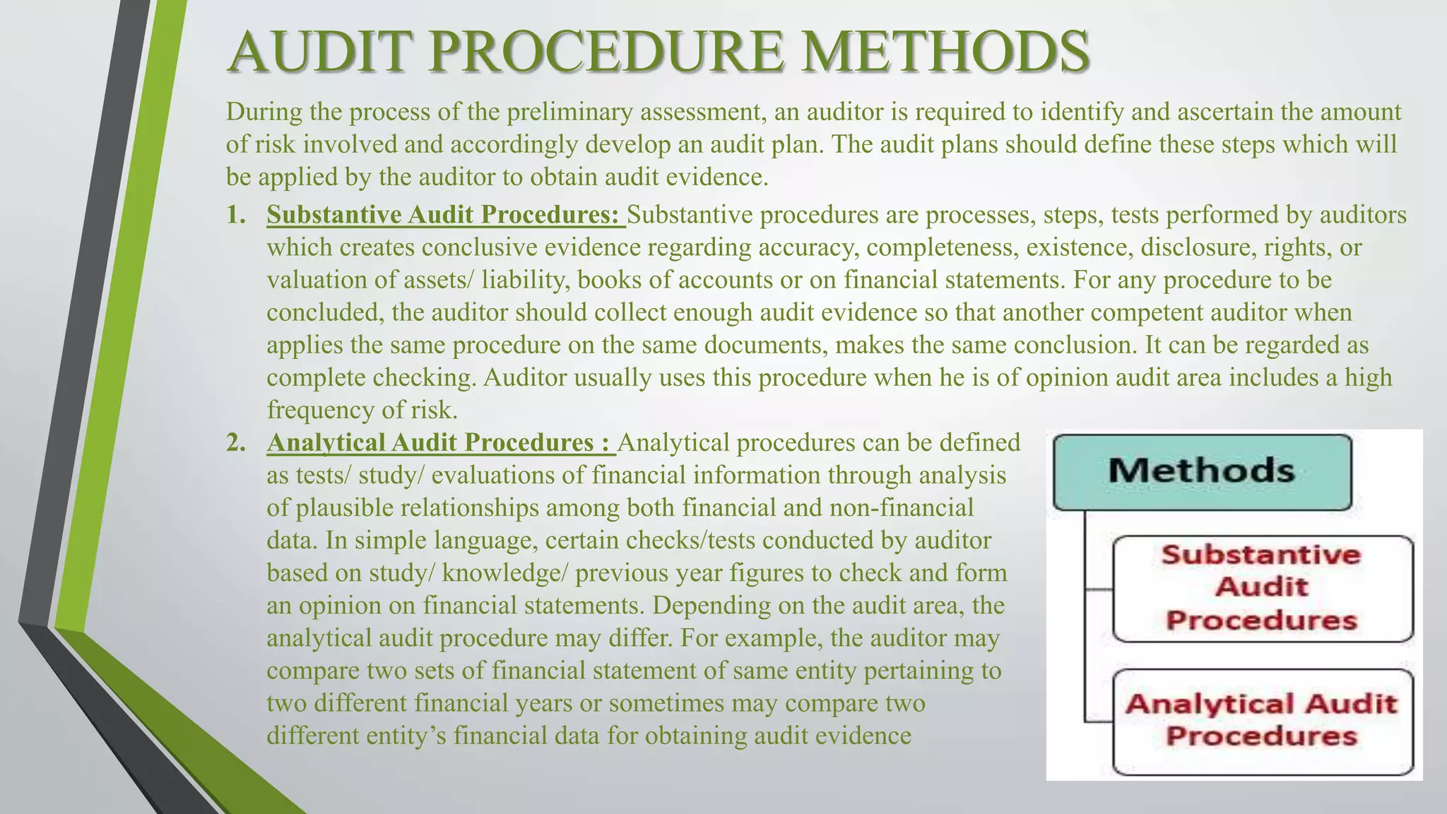 Auditing procedure & internal control system | PPTX