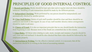 Auditing procedure & internal control system | PPTX