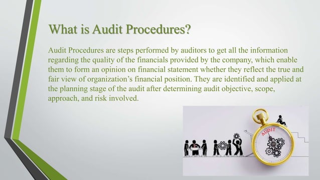 Auditing procedure & internal control system | PPT
