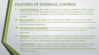 Auditing procedure & internal control system | PPTX