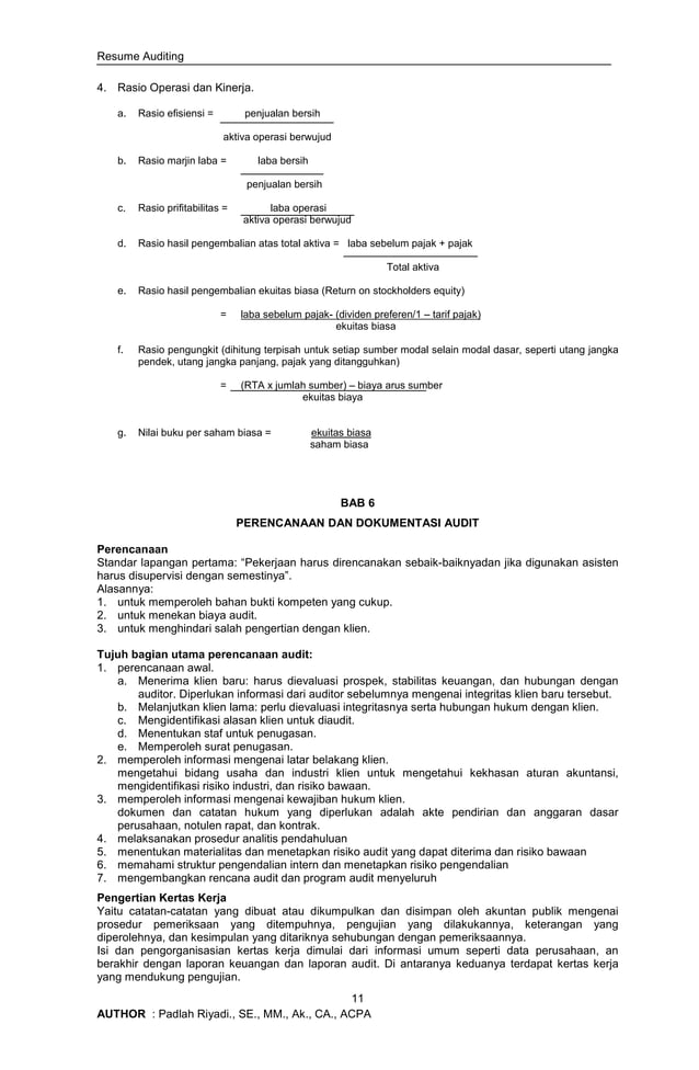 Auditing Resume Arens | PDF