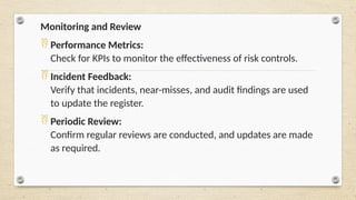 AUDITING RISK & HIRA REGISTERS.Hazards and Risk identification and ...