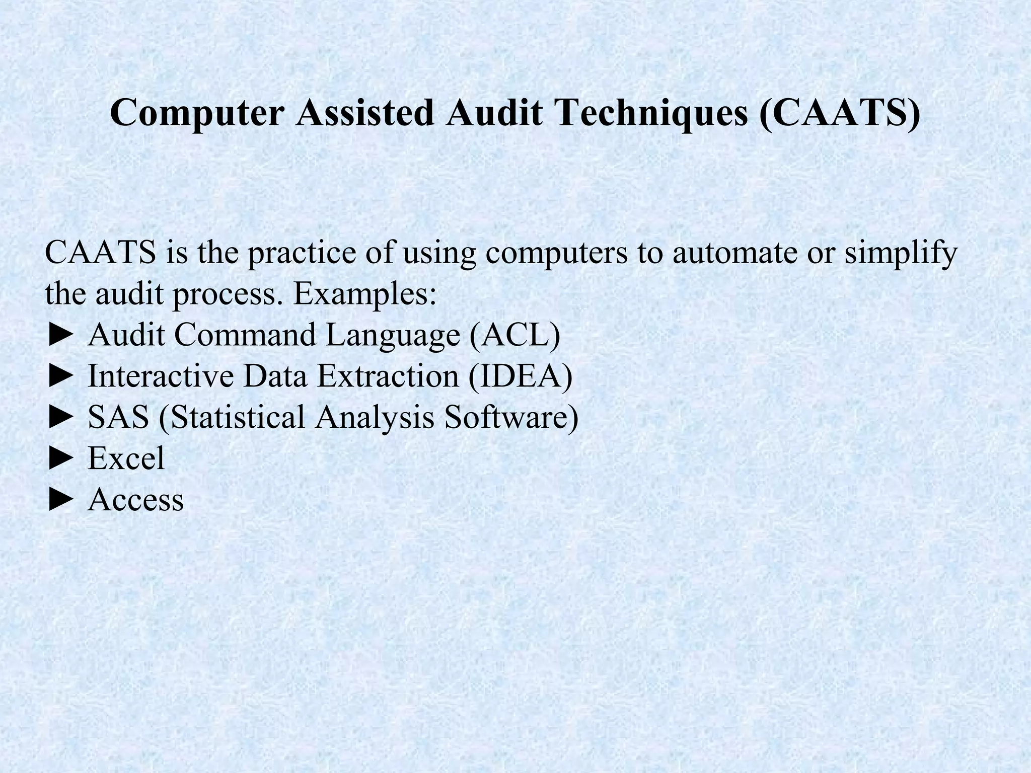 Auditing sampling presentation | PPT