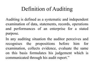 Auditing Short Note.pdf for accounting and finance | PDF