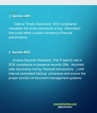 Auditing SOX ITGC Compliance | PPTX