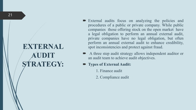 AUDIT - AUDITING STRATEGIES.pptx
