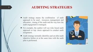 AUDIT - AUDITING STRATEGIES.pptx