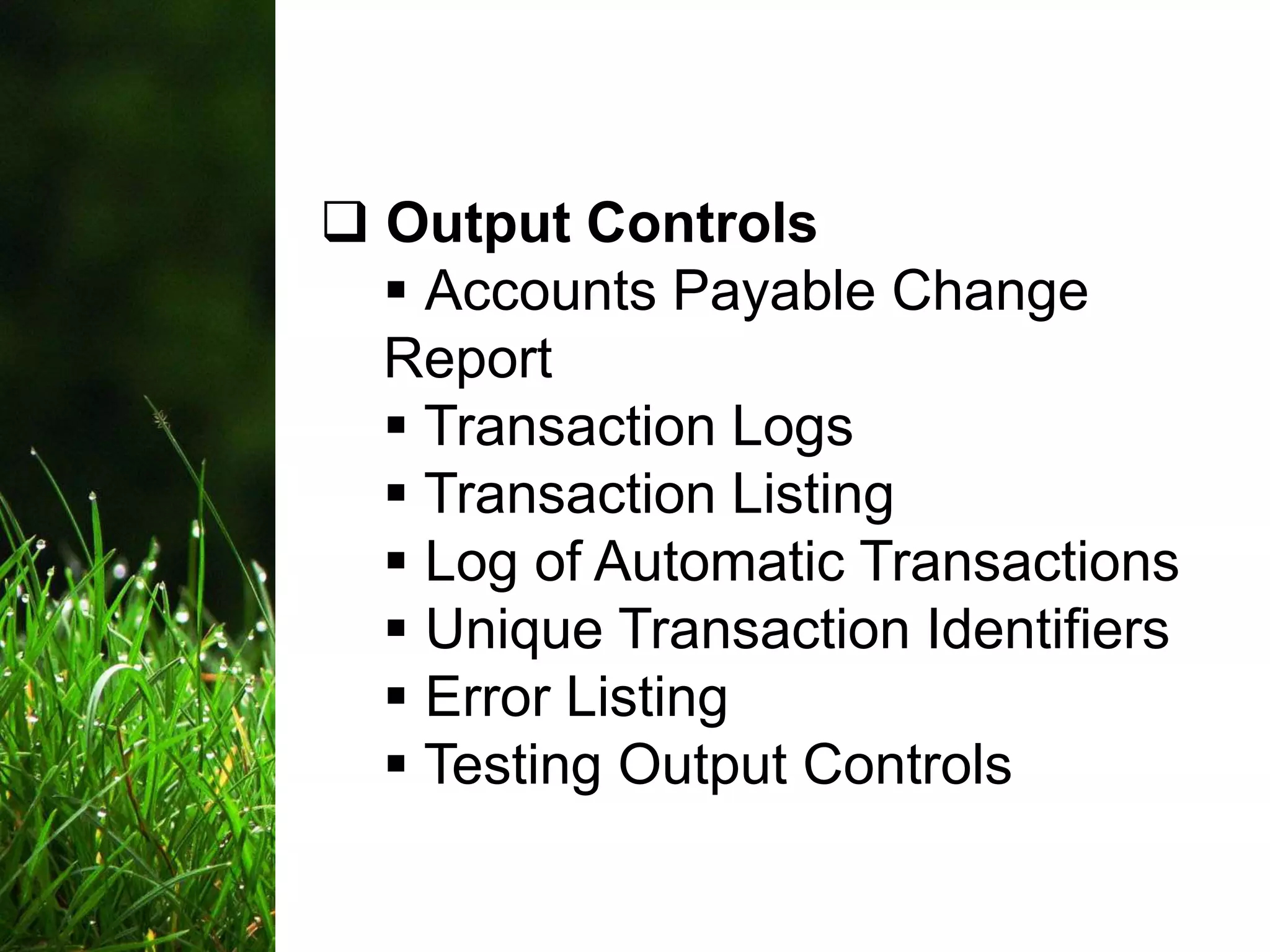 Auditing the expenditure cycle | PPTX