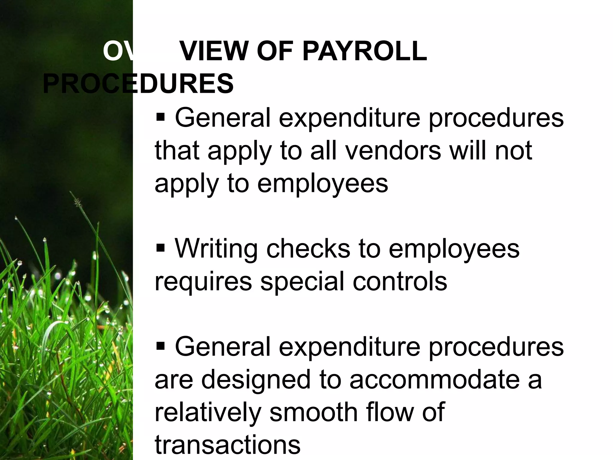 Auditing the expenditure cycle | PPTX