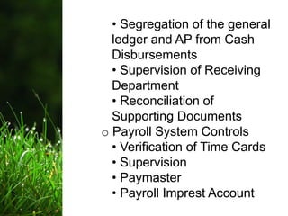 Auditing the expenditure cycle | PPTX