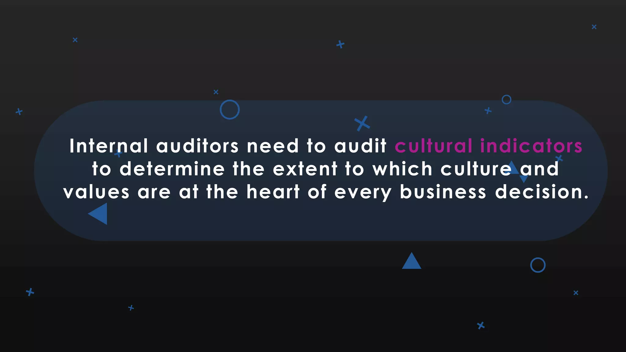 Auditing the organizational culture | PDF