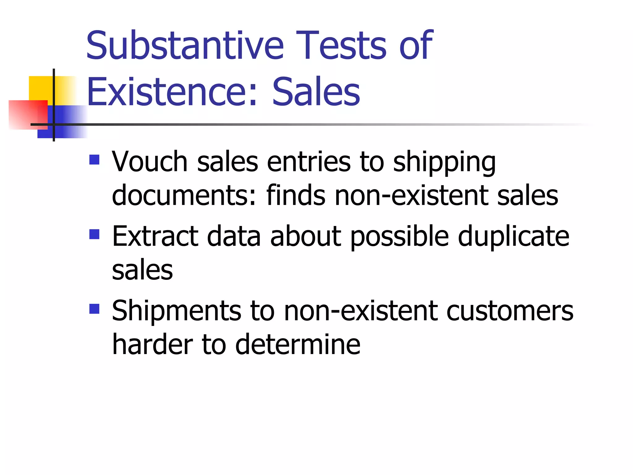 Auditing the sales and collections cycle | PPT