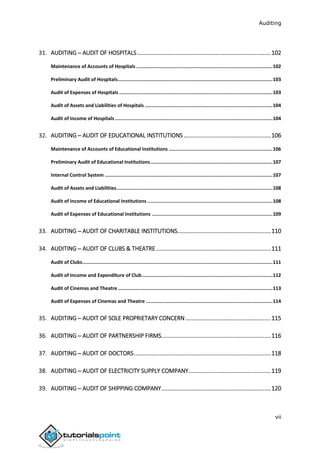 Auditing tutorial | PDF