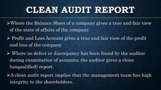 AUDIT REPORT [ AUDITING ] | PPTX