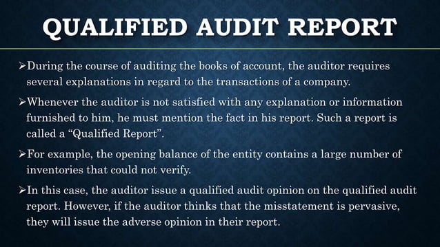 AUDIT REPORT [ AUDITING ] | PPTX