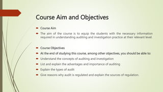 Audit & Investigation Presentation Module 1.pptx
