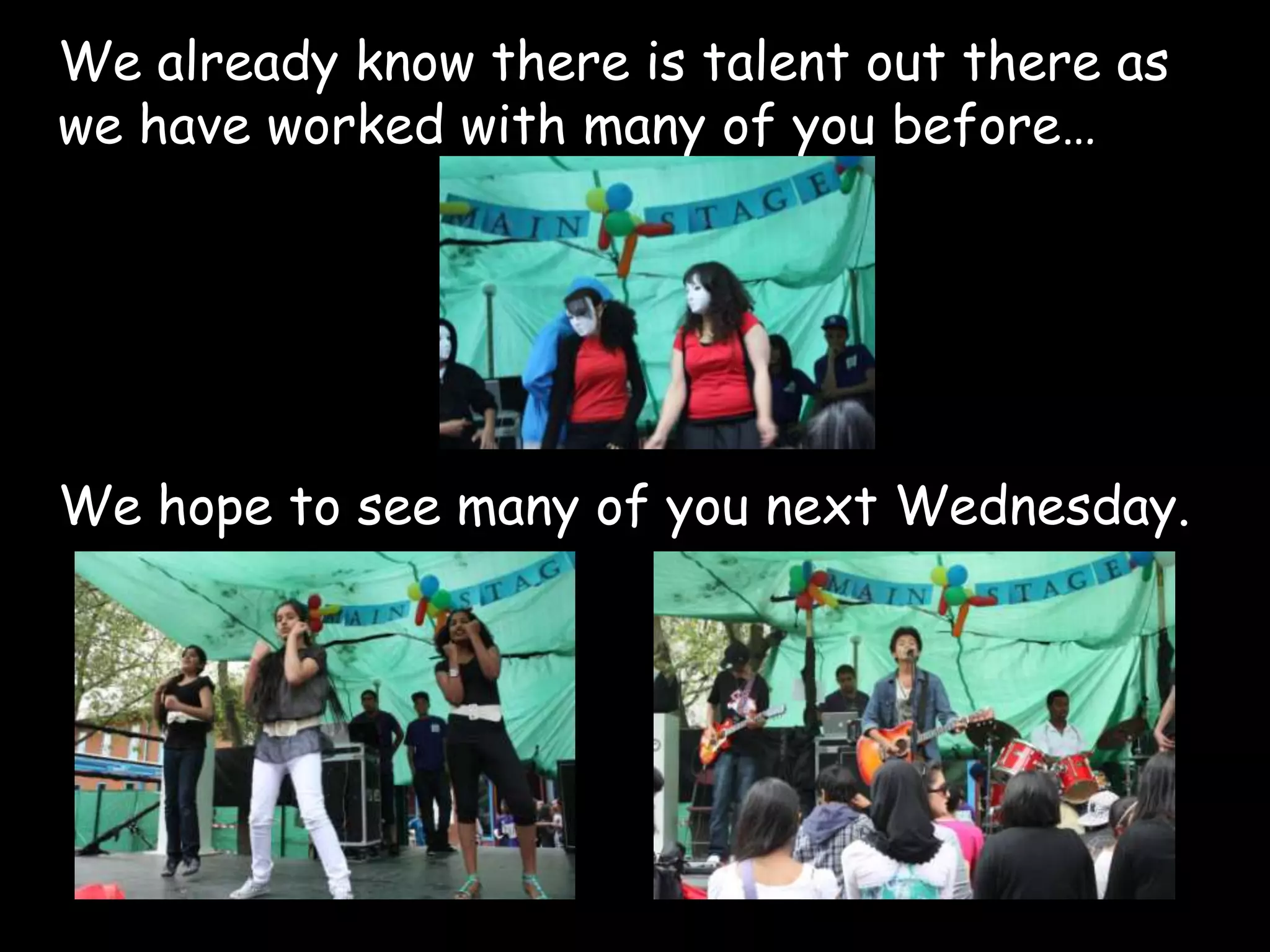 Audition PowerPoint | PPTX