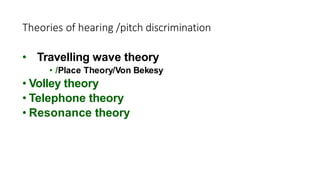 AUDITION auditory pathway endococlear potential | PDF