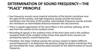 AUDITION auditory pathway endococlear potential | PDF