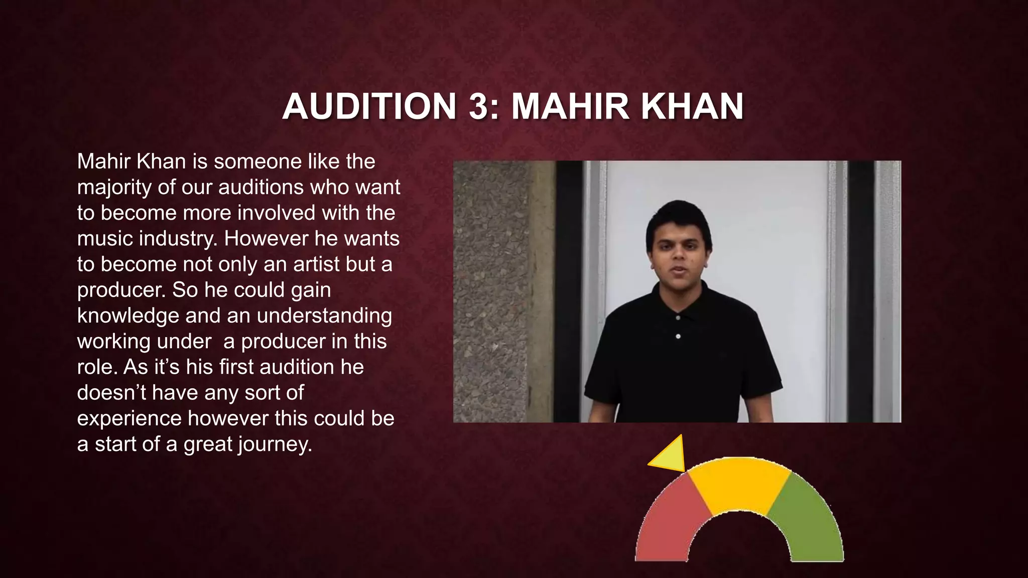 Audition profiles | PPT