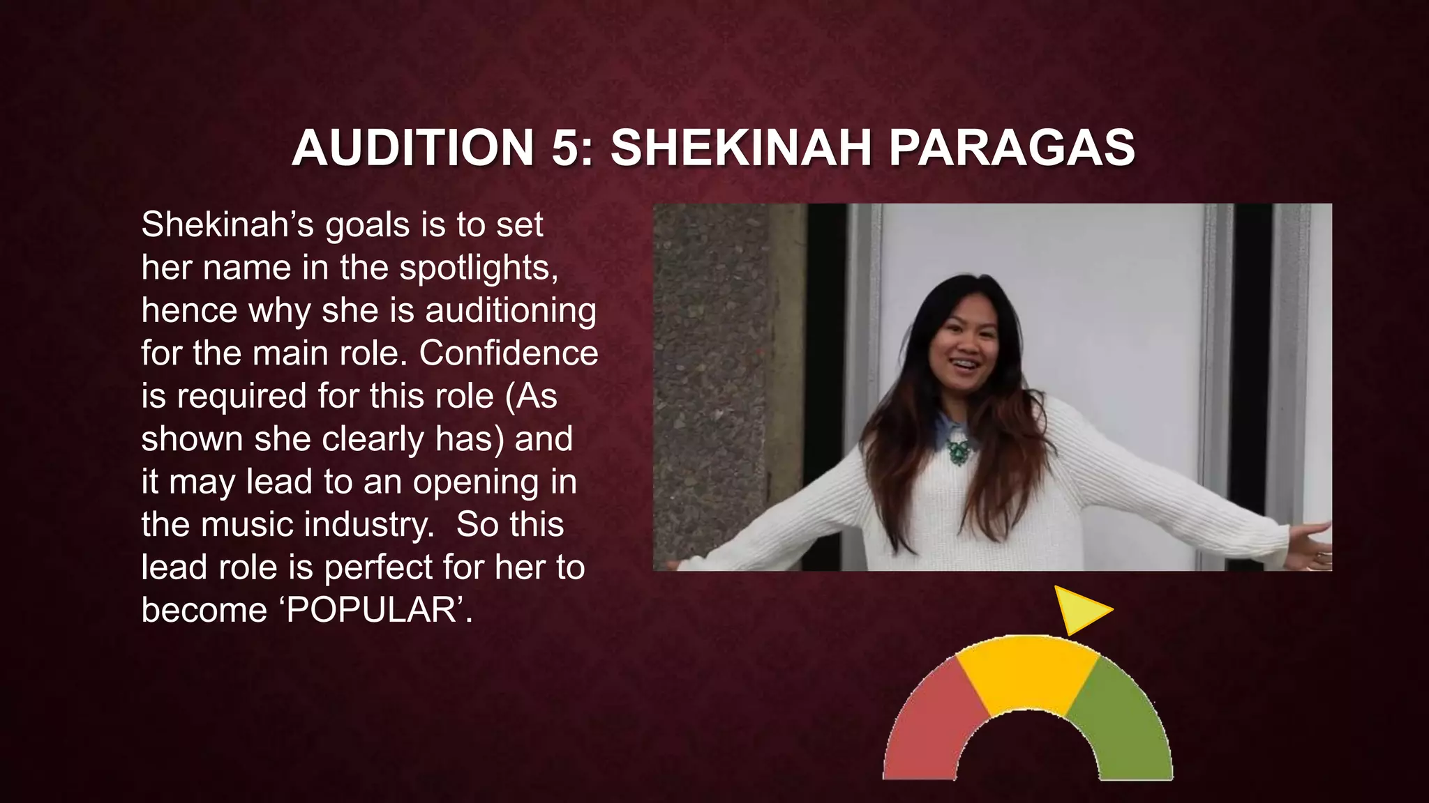 Audition profiles | PPT