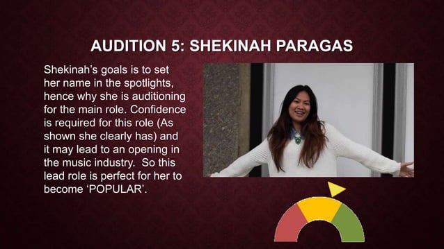 Audition profiles | PPT
