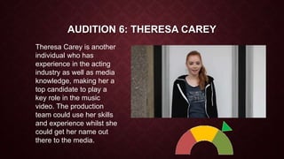 Audition profiles | PPT