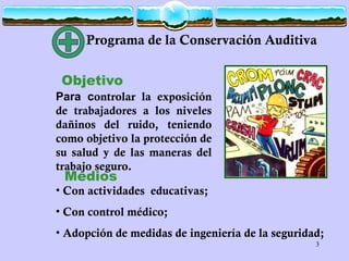 Programa De Conservación Auditiva Seguridad Ppt