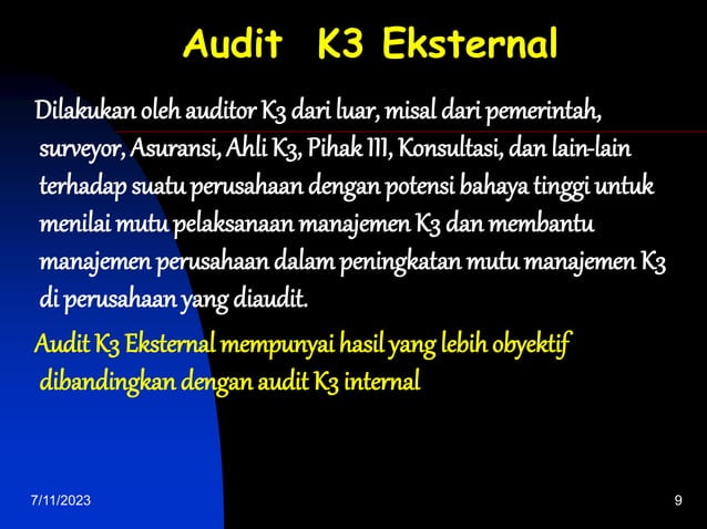 AUDIT K3.ppt