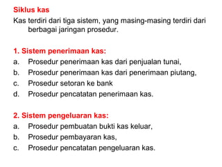 AUDIT KAS DAN SETARA KAS | PPT