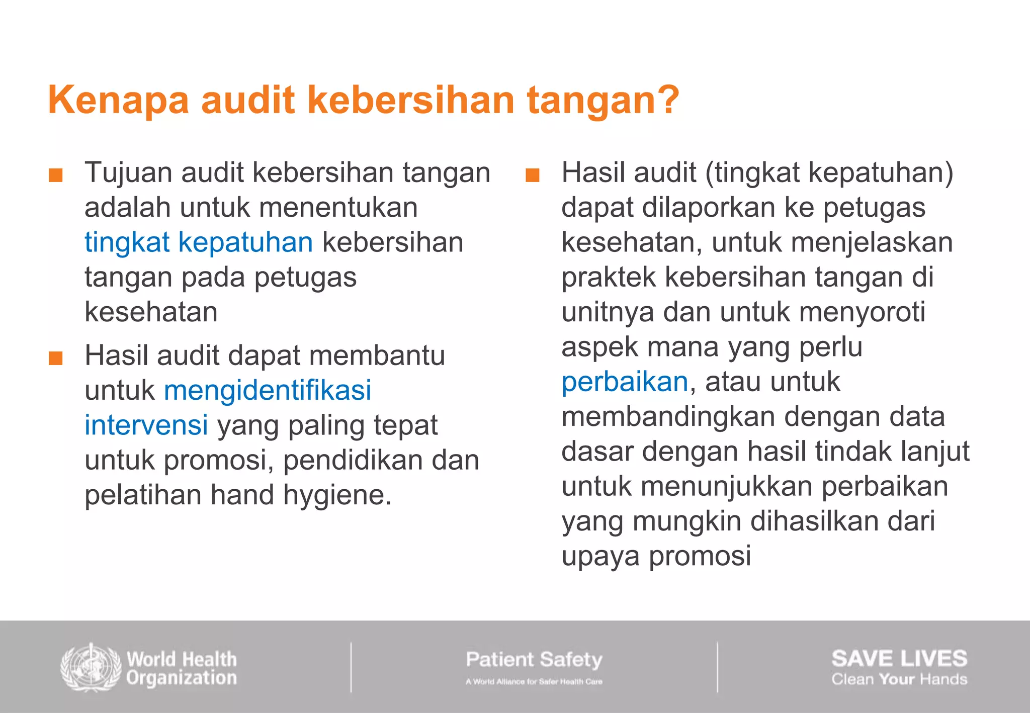 - AUDIT KEBERSIHAN TANGAN.ppt