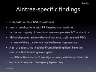 National Comparative Audit of Lower Gastrointestinal Bleeding and the ...