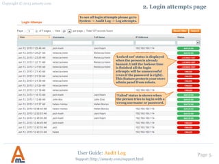Admin Actions Log: Magento Extension by Amasty. User Guide. | PDF