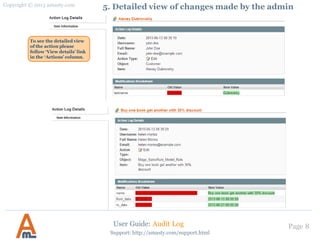 Admin Actions Log: Magento Extension by Amasty. User Guide. | PDF