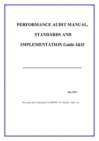 Audit manual | DOC