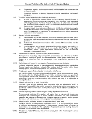 Financial Audit Manual for ULBs of M.P. - English | PDF