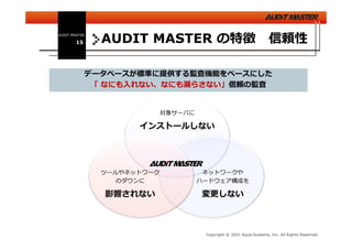 AUDIT MASTER ご紹介資料 | PPT