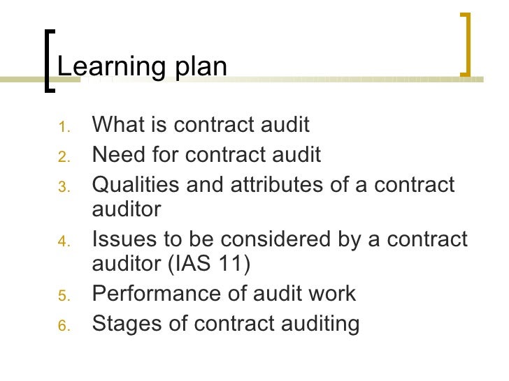 Audit of contracts version 2