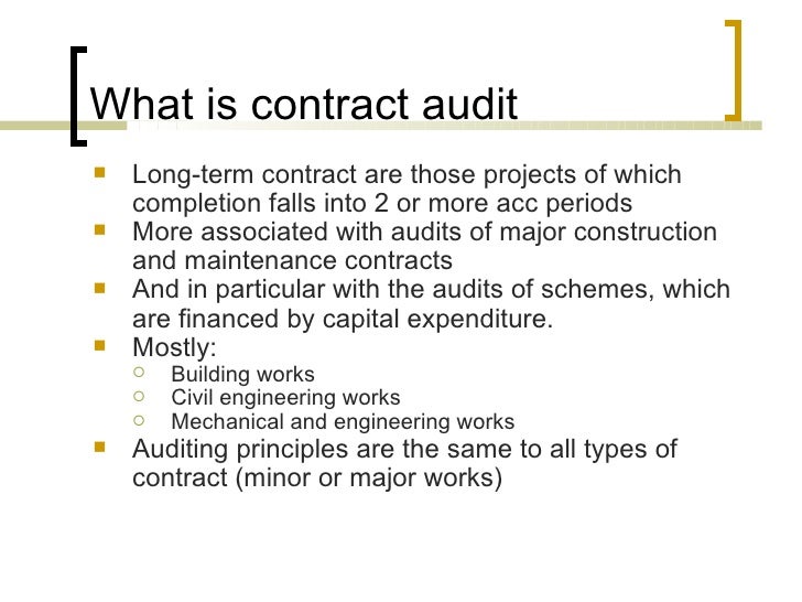 Audit of contracts version 2