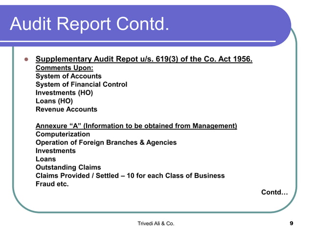 Audit of General Insurance Companies.pdf | Motor Insurance | Insurance