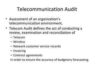 Audit of it infrastructure | PPT