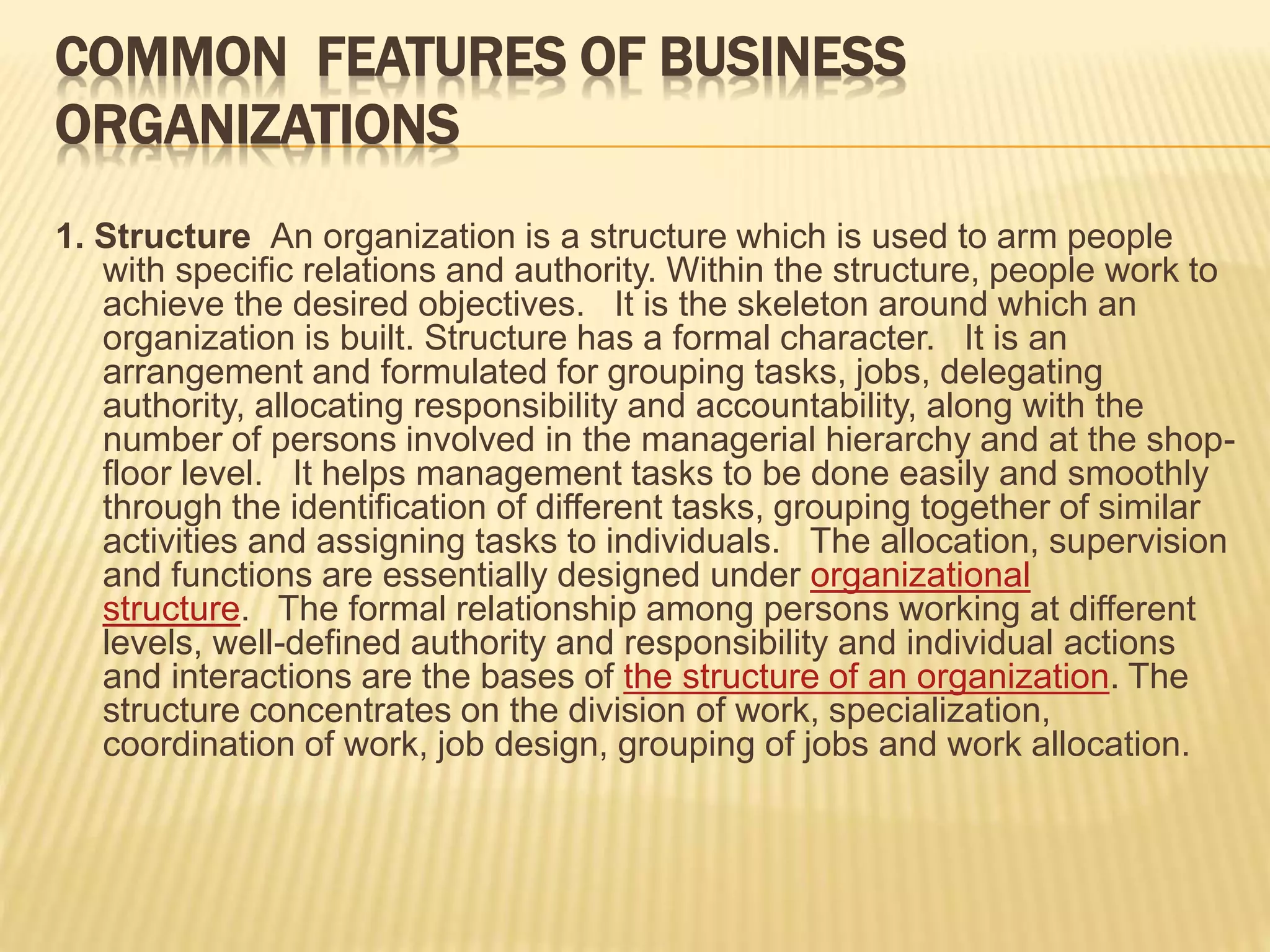 business organisation ppt | PPTX